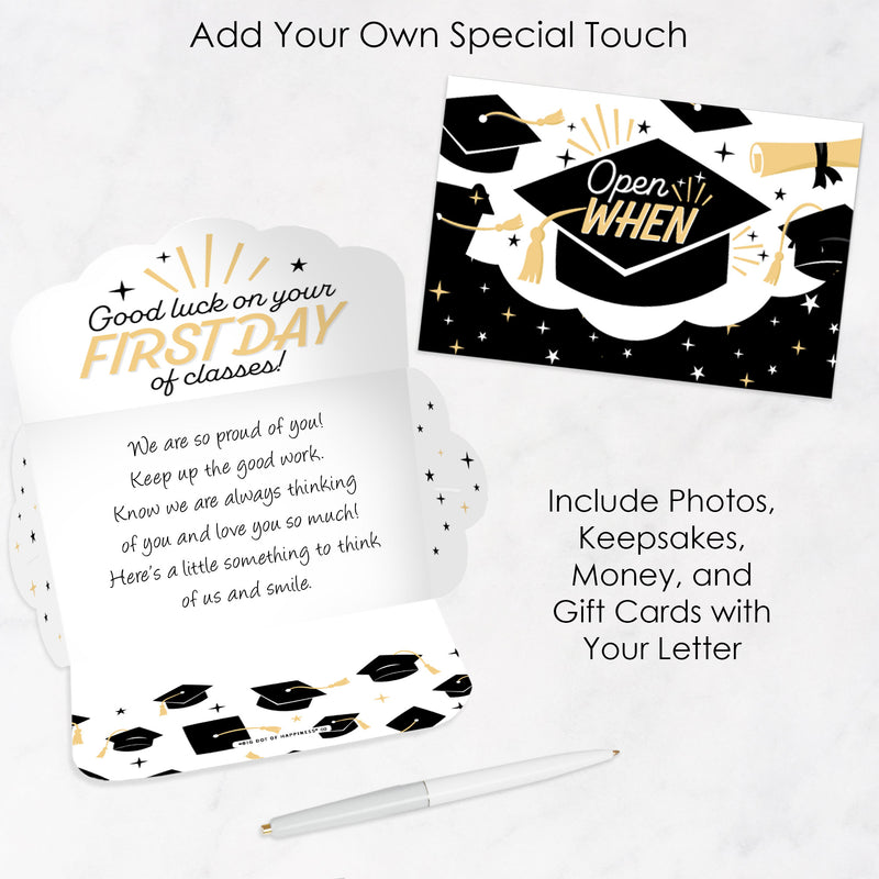 Goodbye High School, Hello College - Graduation Cards Gift Box Kit ...