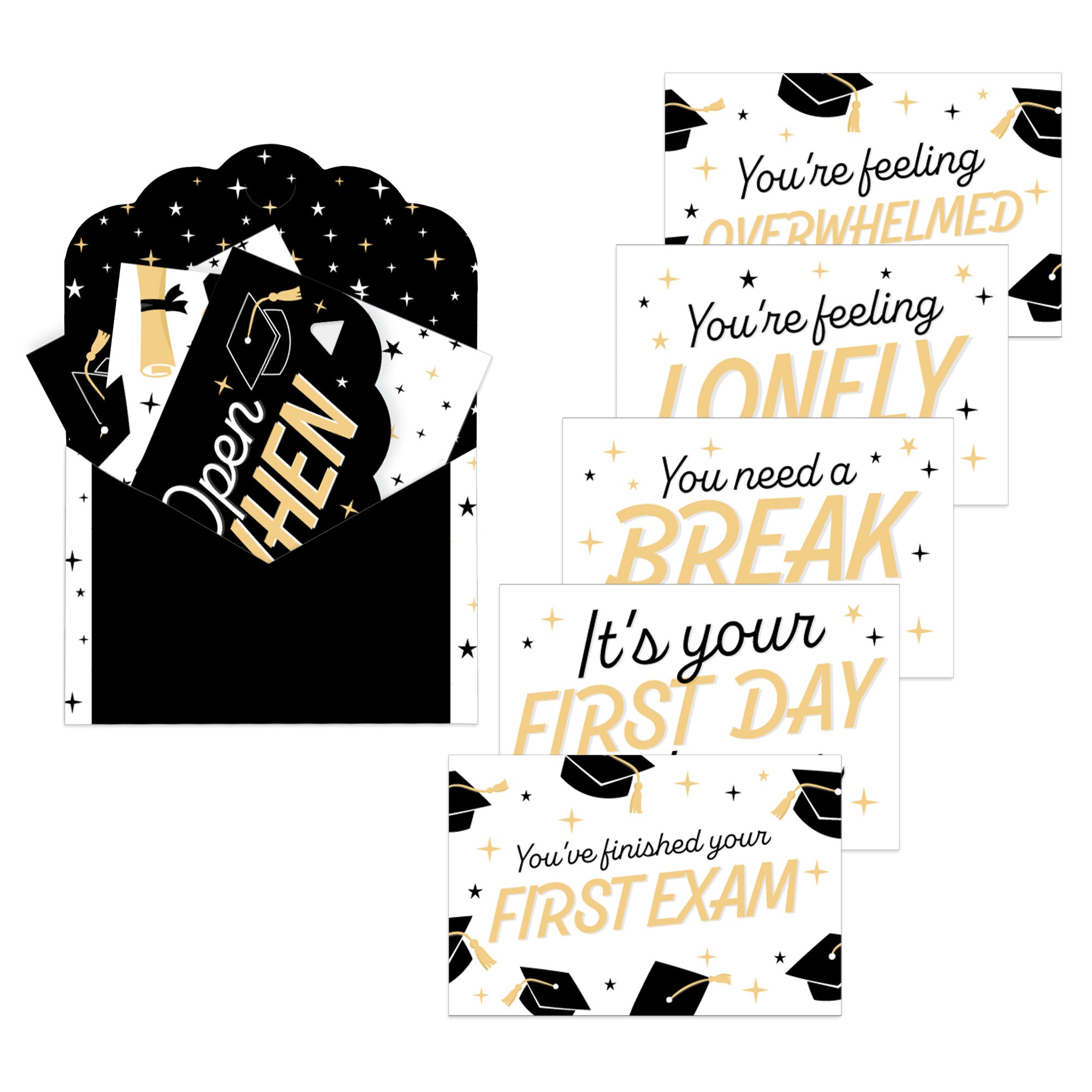 Goodbye High School, Hello College - Graduation Cards Gift Box Kit ...