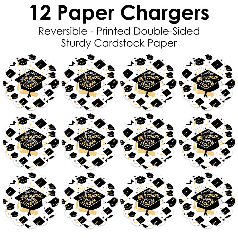 Goodbye High School, Hello College - Graduation Party Round Table ...