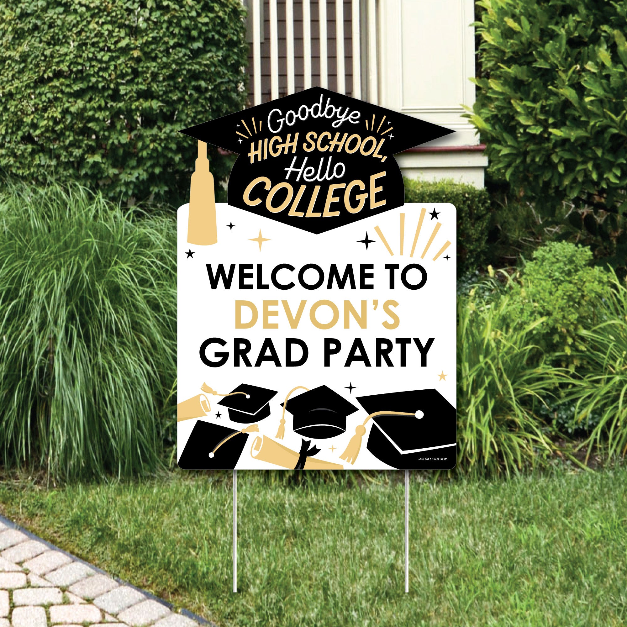 Goodbye High School, Hello College - Party Decorations - Graduation ...