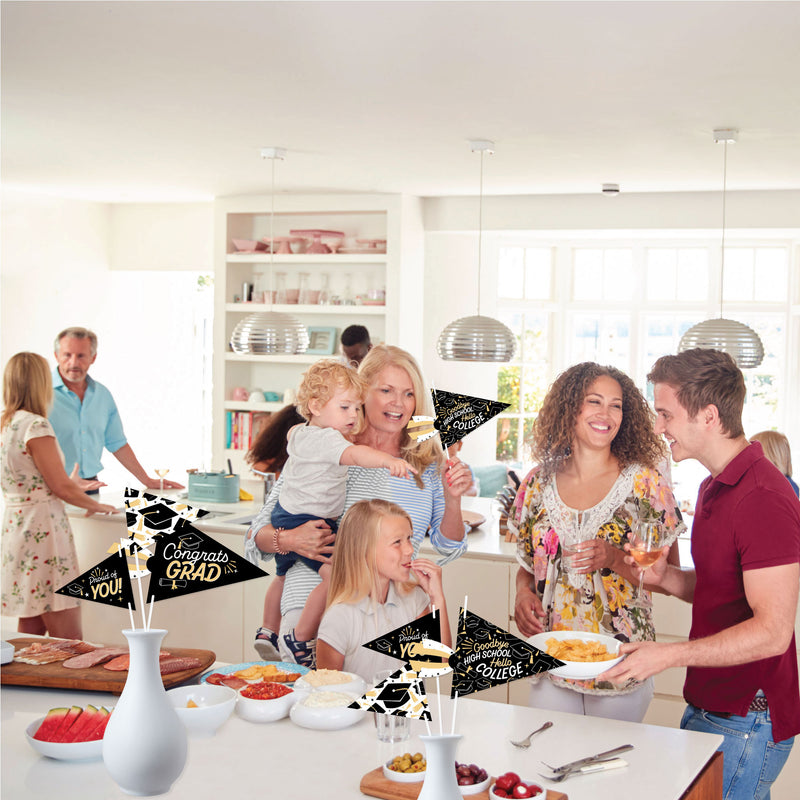 Goodbye High School, Hello College - Triangle Graduation Party Photo ...