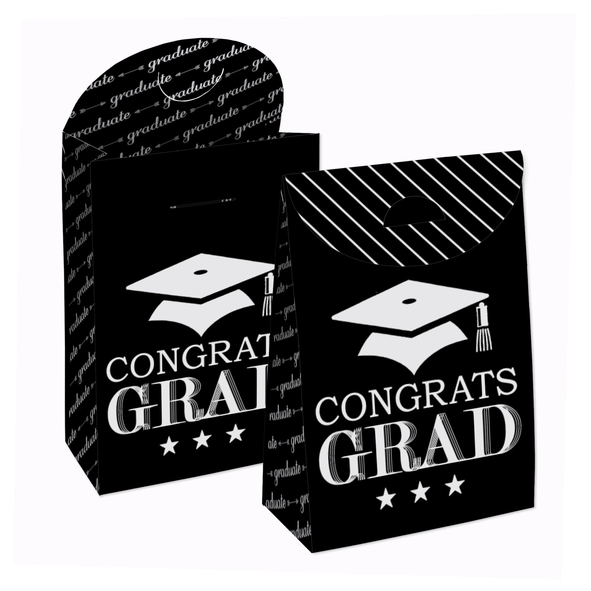 Graduation Cheers - Graduation Gift Favor Bags - Party Goodie Boxes ...