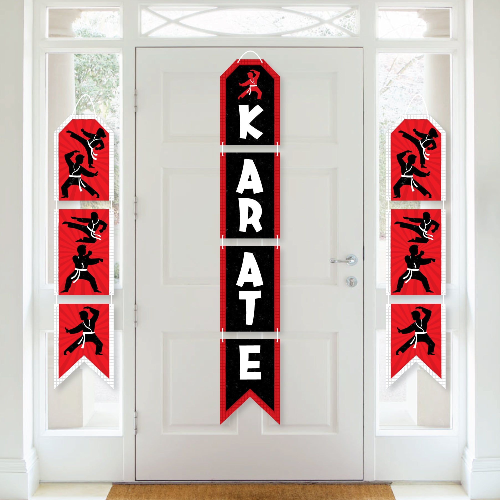 Karate Master - Hanging Vertical Paper Door Banners - Martial Arts ...