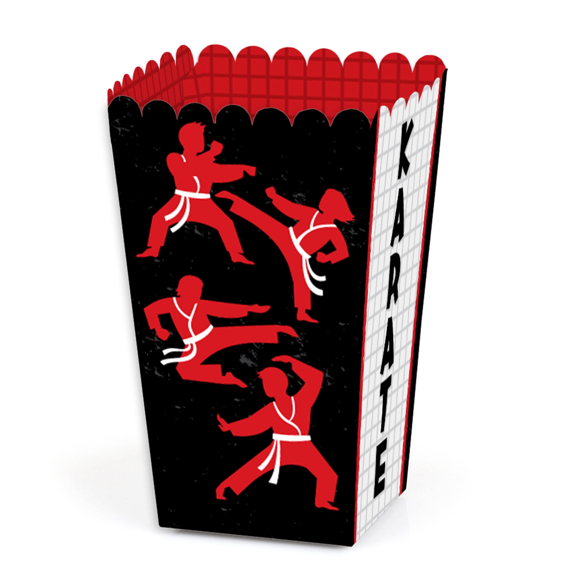 Karate Master - Martial Arts Birthday Party Favor Popcorn Treat Boxes ...