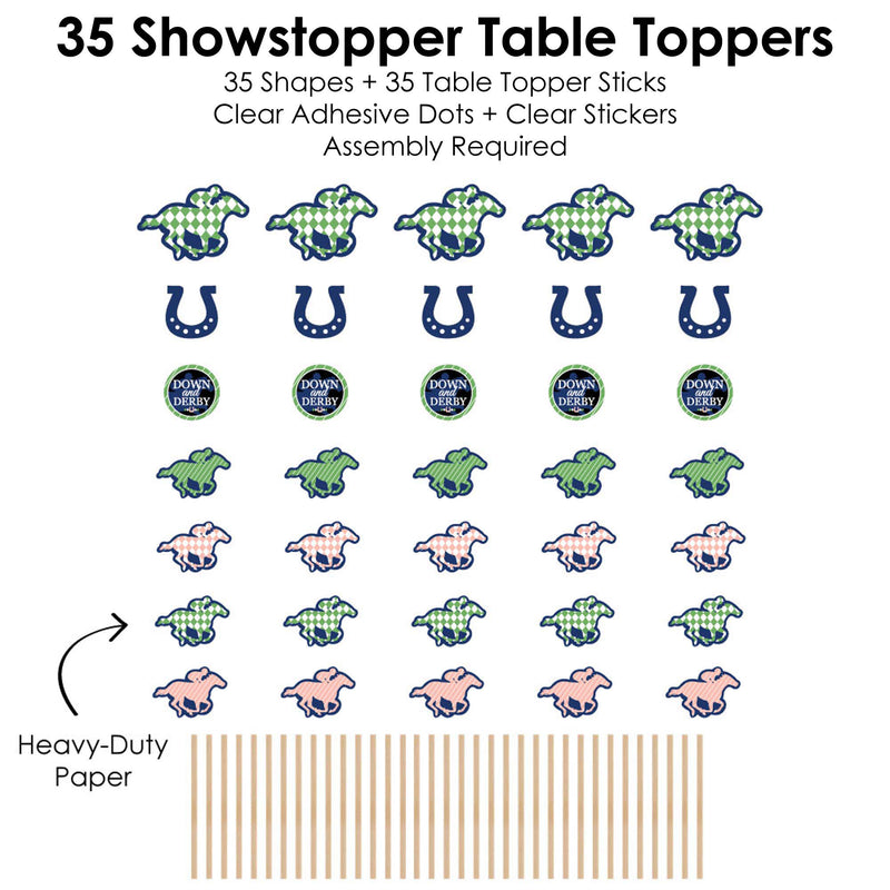Kentucky Horse Derby - Horse Race Party Centerpiece Sticks ...