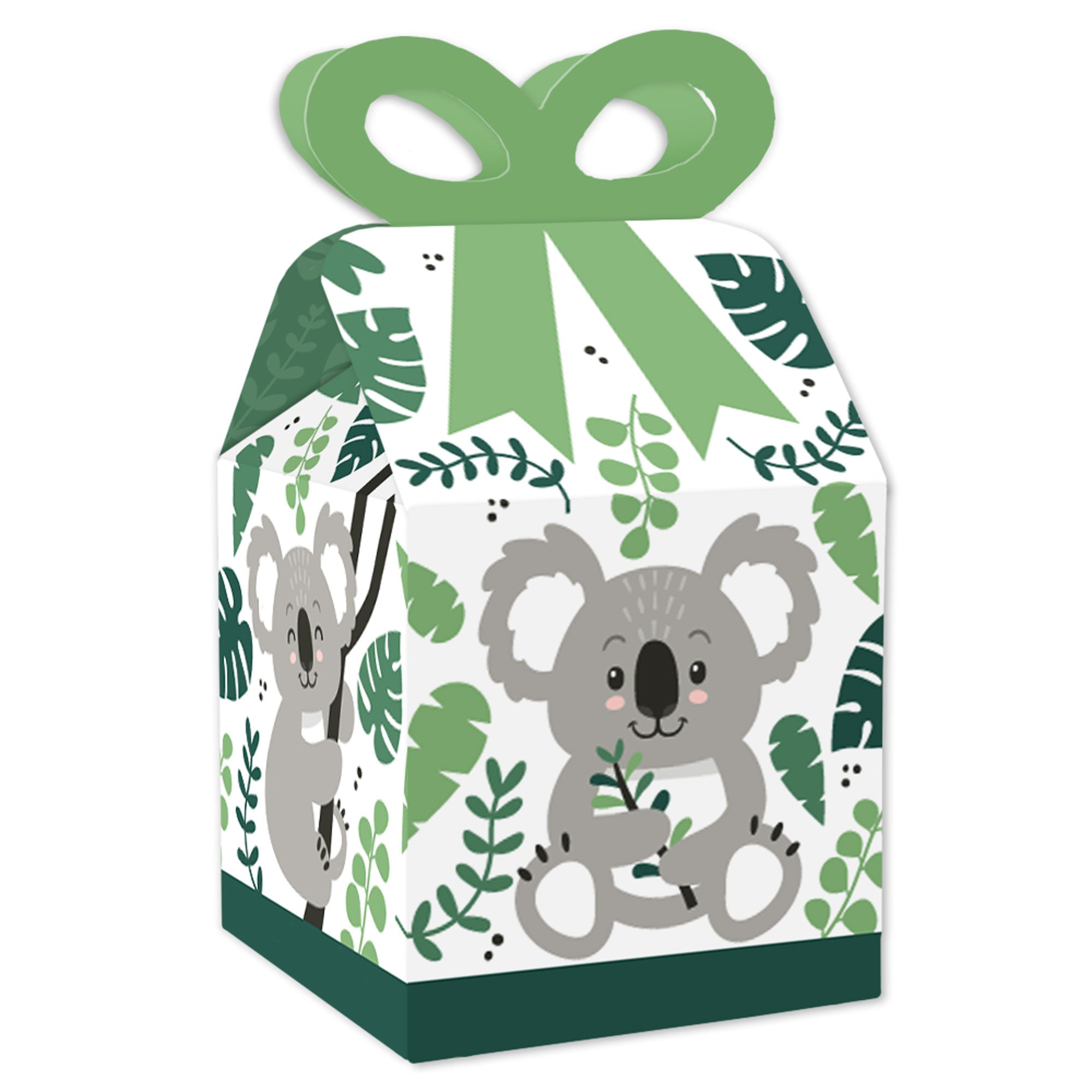 Koala Cutie - Square Favor Gift Boxes - Bear Birthday Party and Baby ...