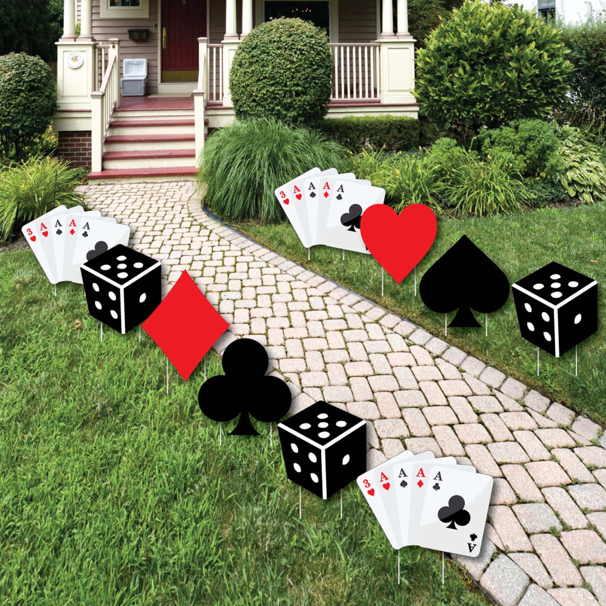 Las Vegas - Casino Lawn Decorations - Outdoor Yard Art Decorations - 10 ...