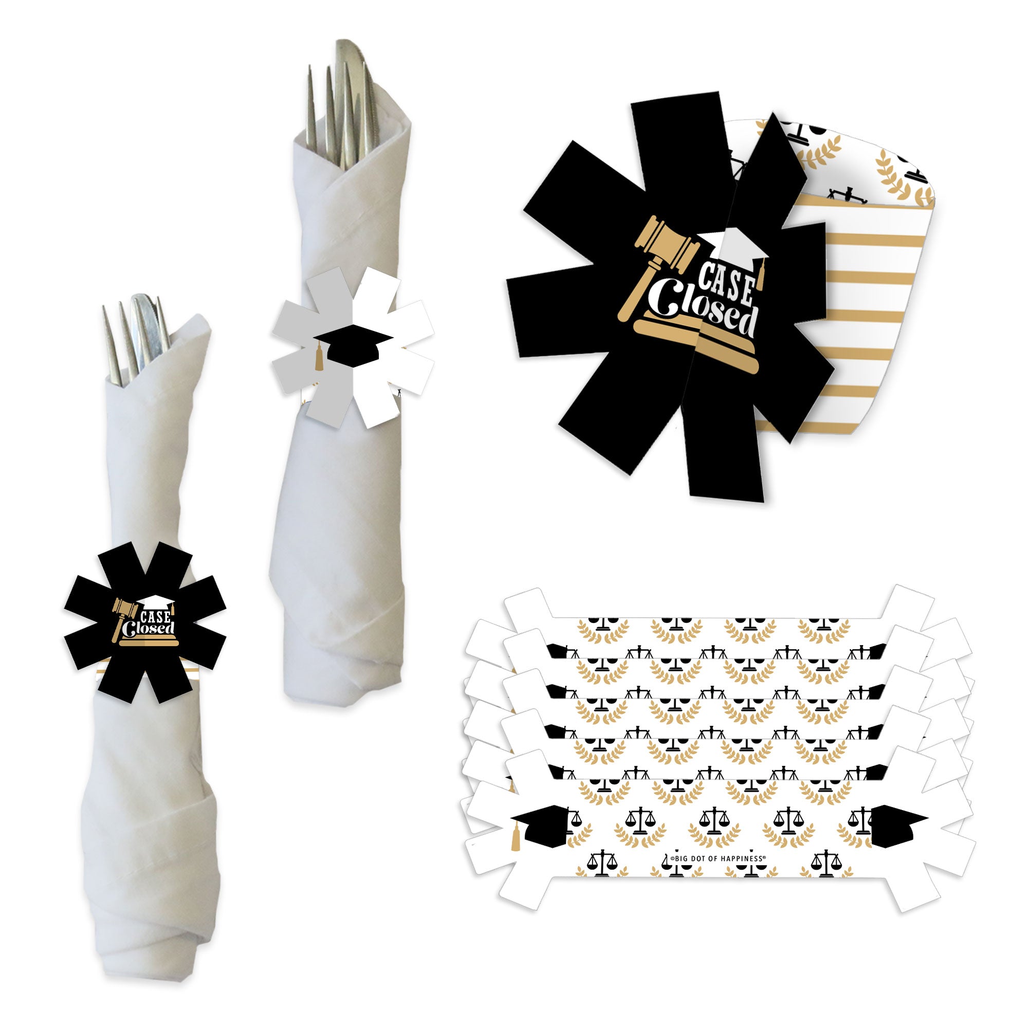 Law School Grad - Future Lawyer Graduation Party Paper Napkin Holder ...