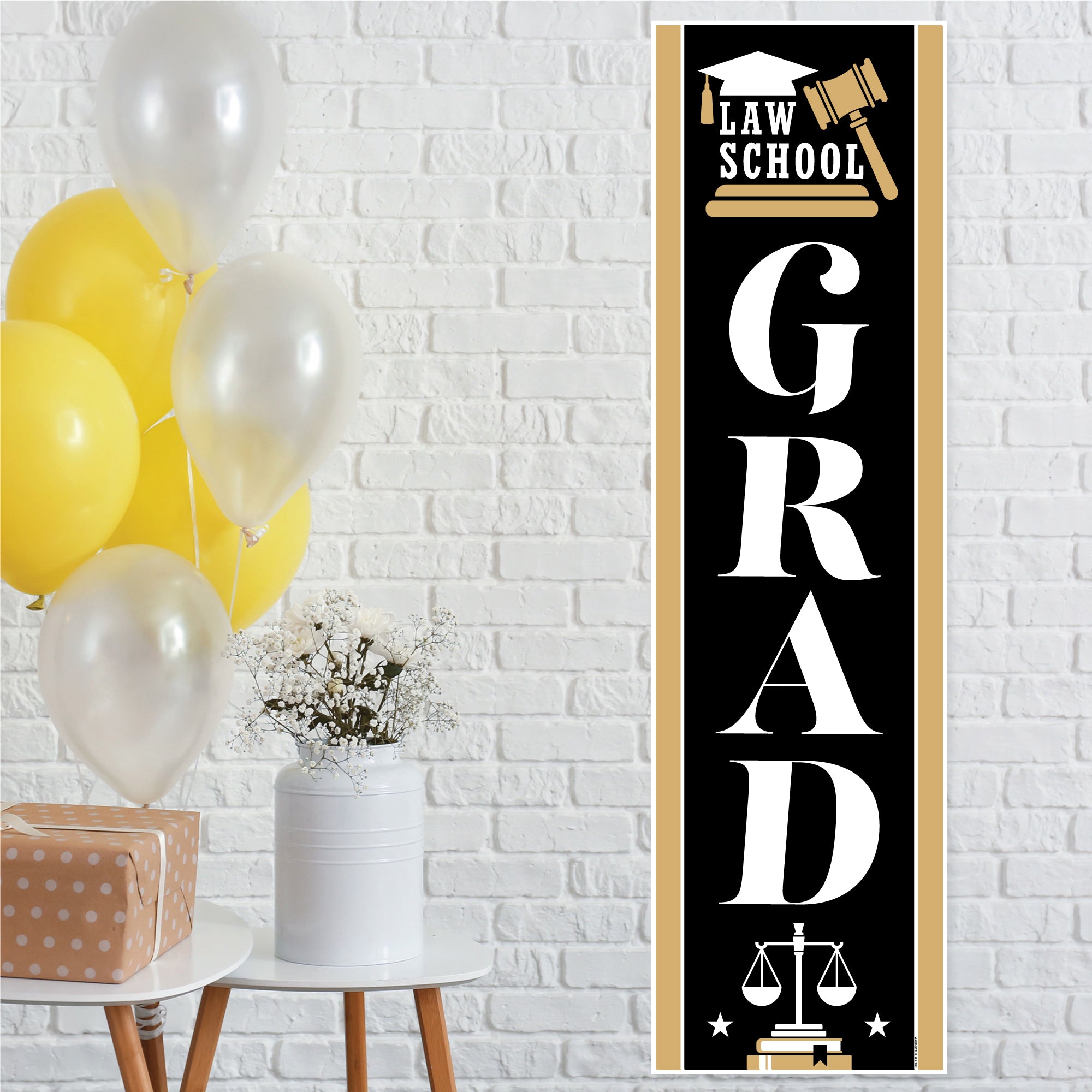 Law School Grad - Future Lawyer Graduation Party Front Door Decoration ...