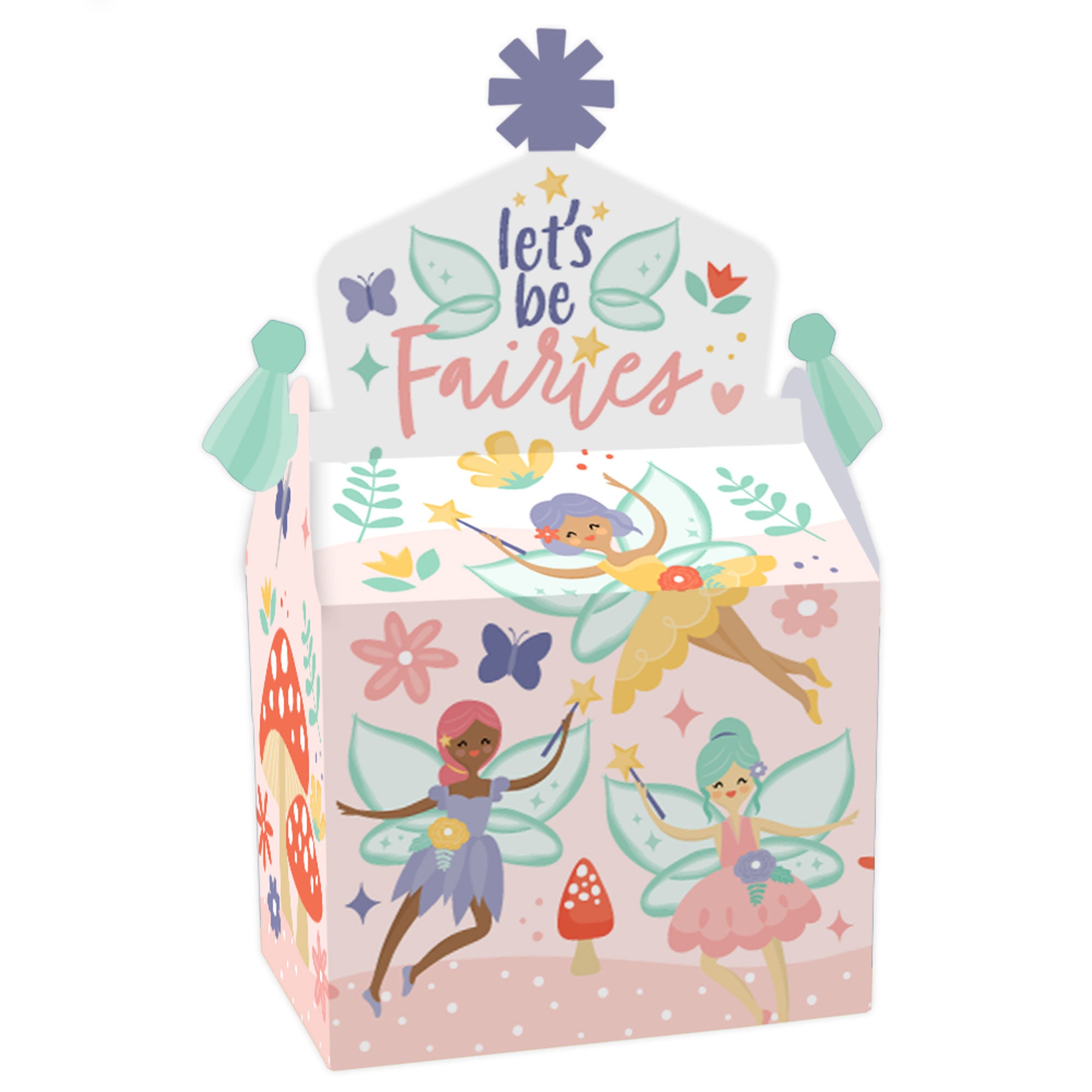 Let's Be Fairies - Treat Box Party Favors - Fairy Garden Birthday Party ...
