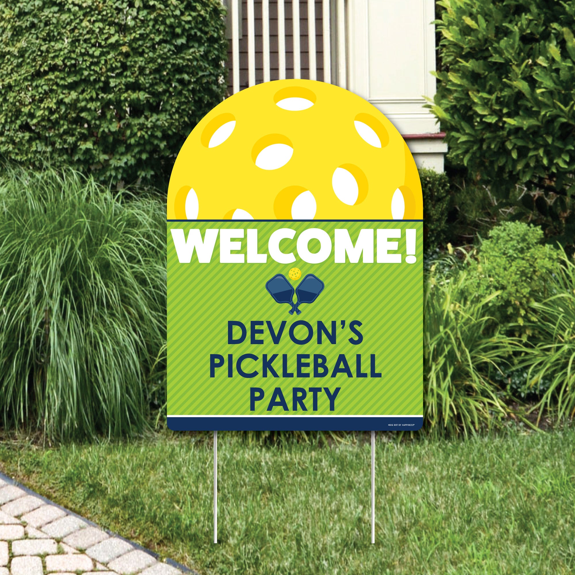 Let's Rally - Pickleball - Party Decorations - Birthday or Retirement ...