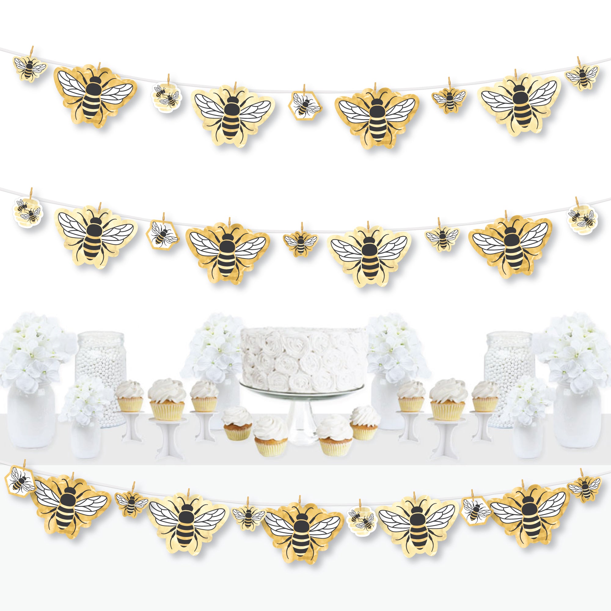 Little Bumblebee - Bee Baby Shower or Birthday Party DIY Decorations ...
