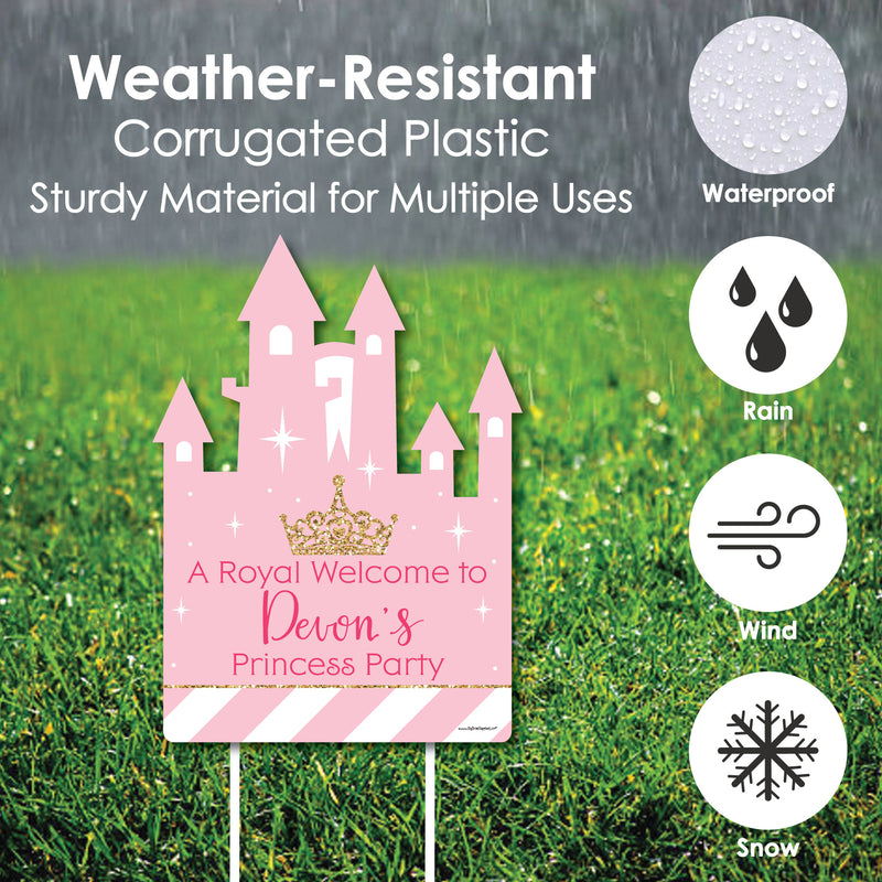 Little Princess Crown - Party Decorations - Pink and Gold Princess Bab ...