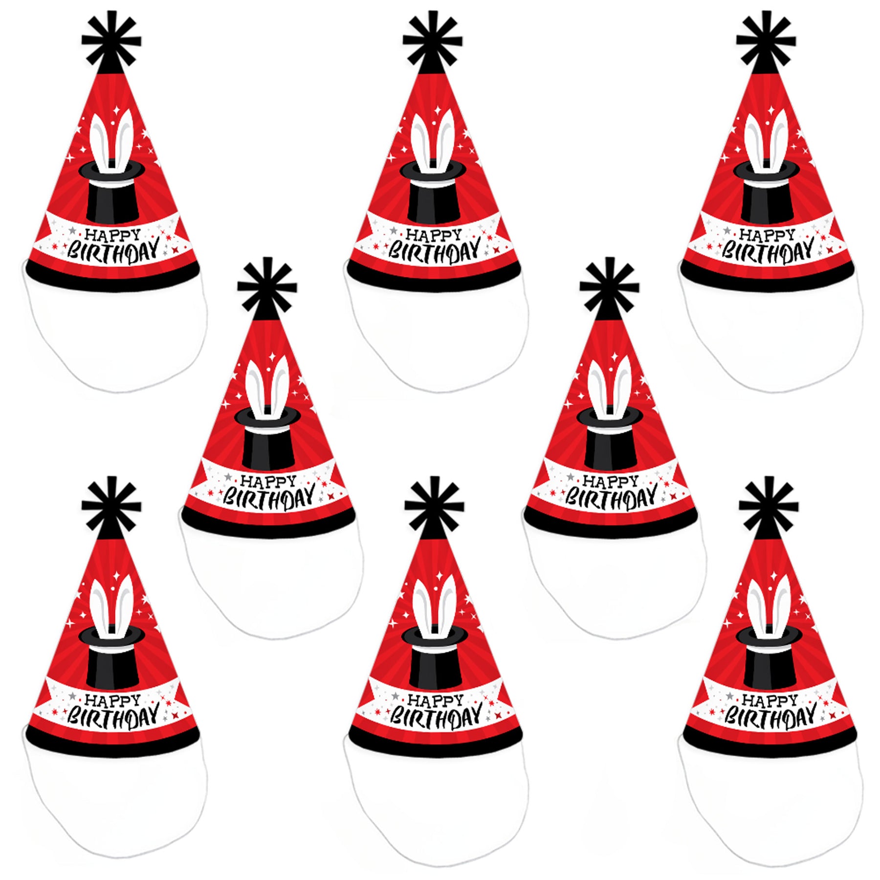 Ta-Da, Magic Show - Cone Happy Birthday Party Hats for Kids and Adults ...