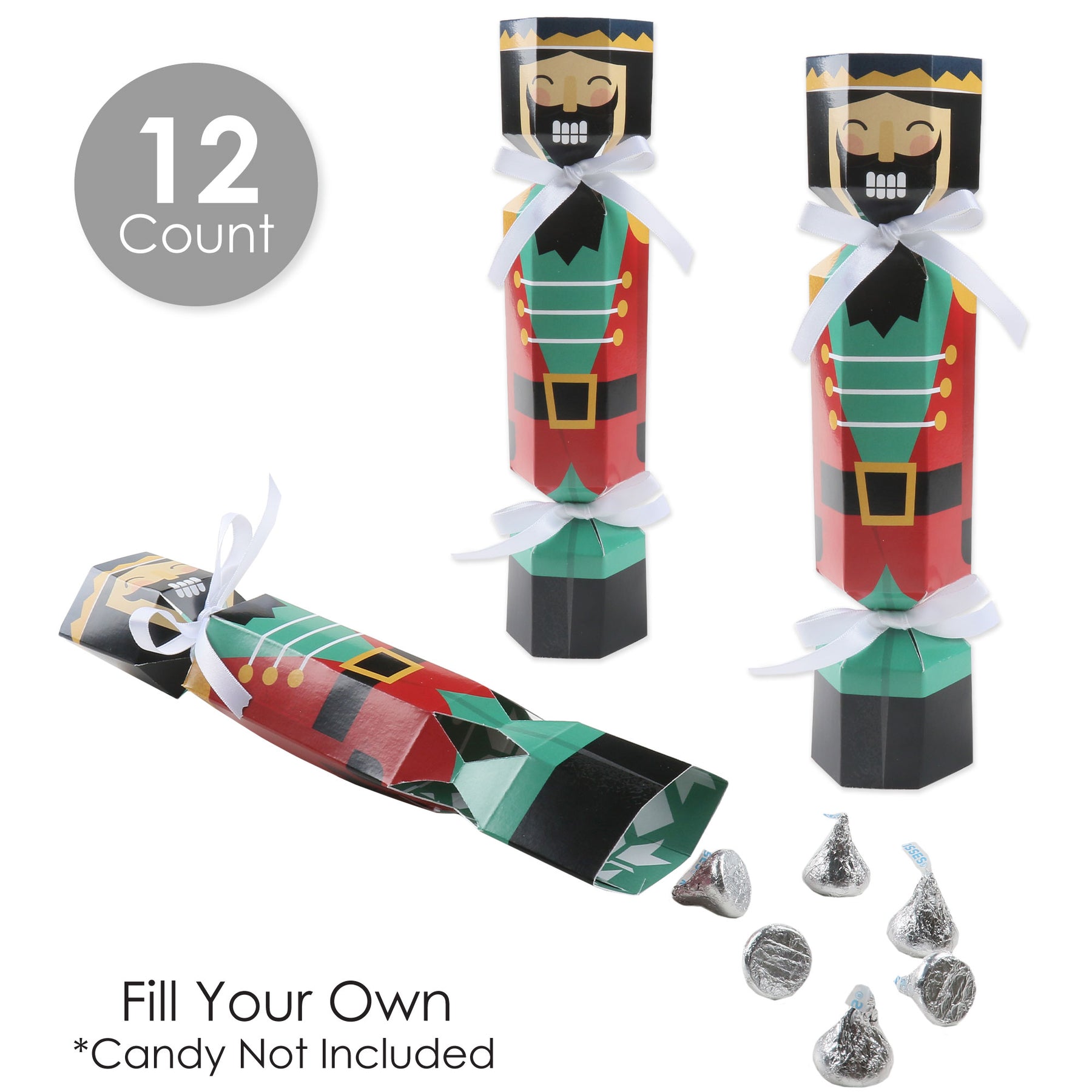 Christmas Nutcracker - No Snap Holiday Party Table Favors - DIY Cracker ...