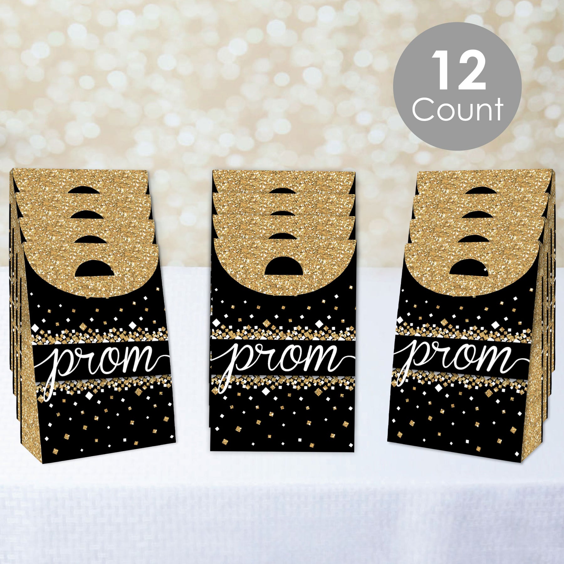 Prom - Prom Night Gift Favor Bags - Party Goodie Boxes - Set of 12 ...