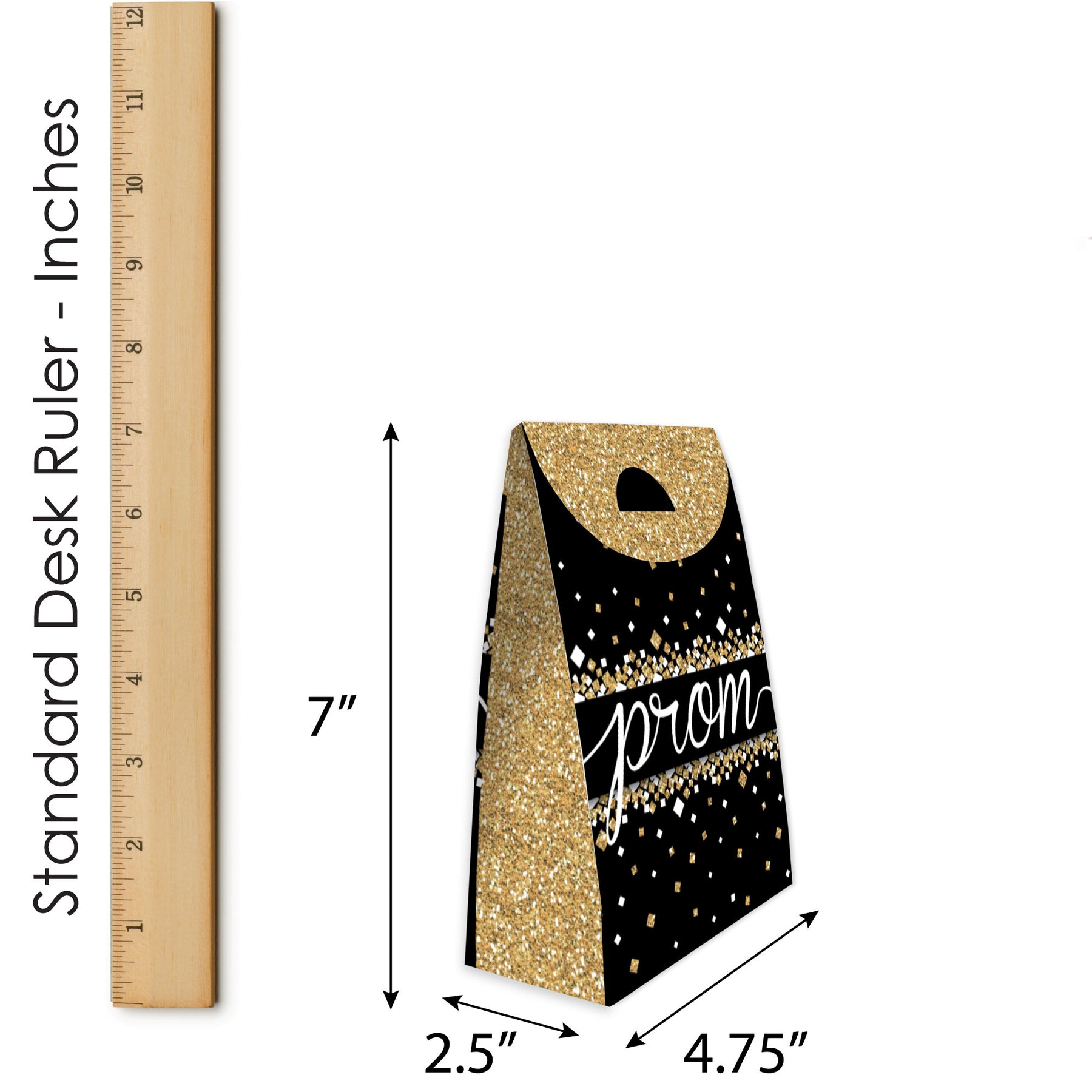 Prom - Prom Night Gift Favor Bags - Party Goodie Boxes - Set of 12 ...