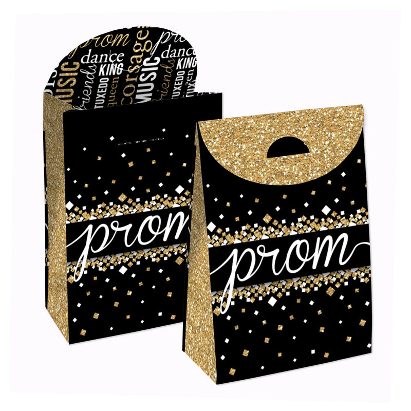Prom - Prom Night Gift Favor Bags - Party Goodie Boxes - Set of 12 ...