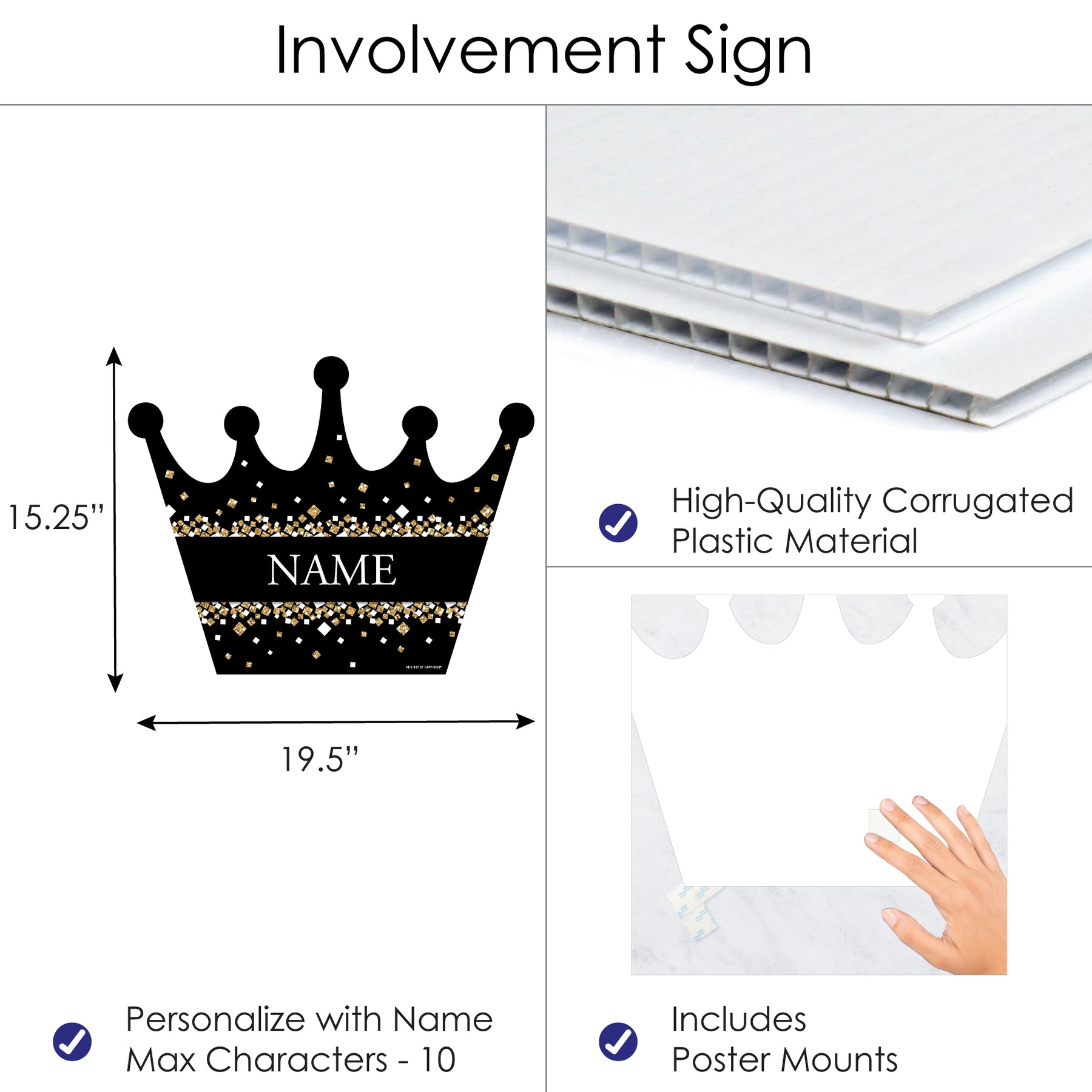 Prom School Spirit - Personalized High School Dance Party Wall ...