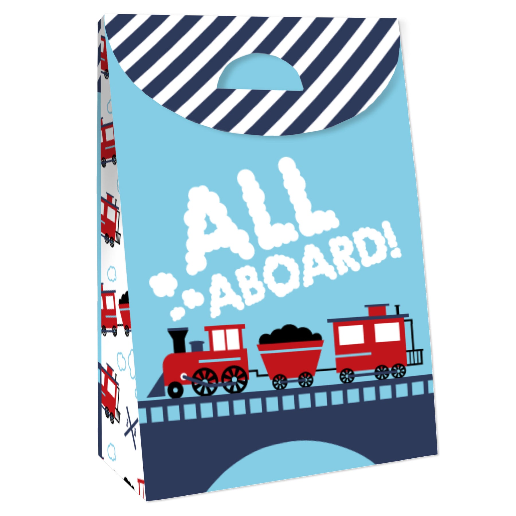Railroad Party Crossing - Steam Train Birthday or Baby Shower Gift ...