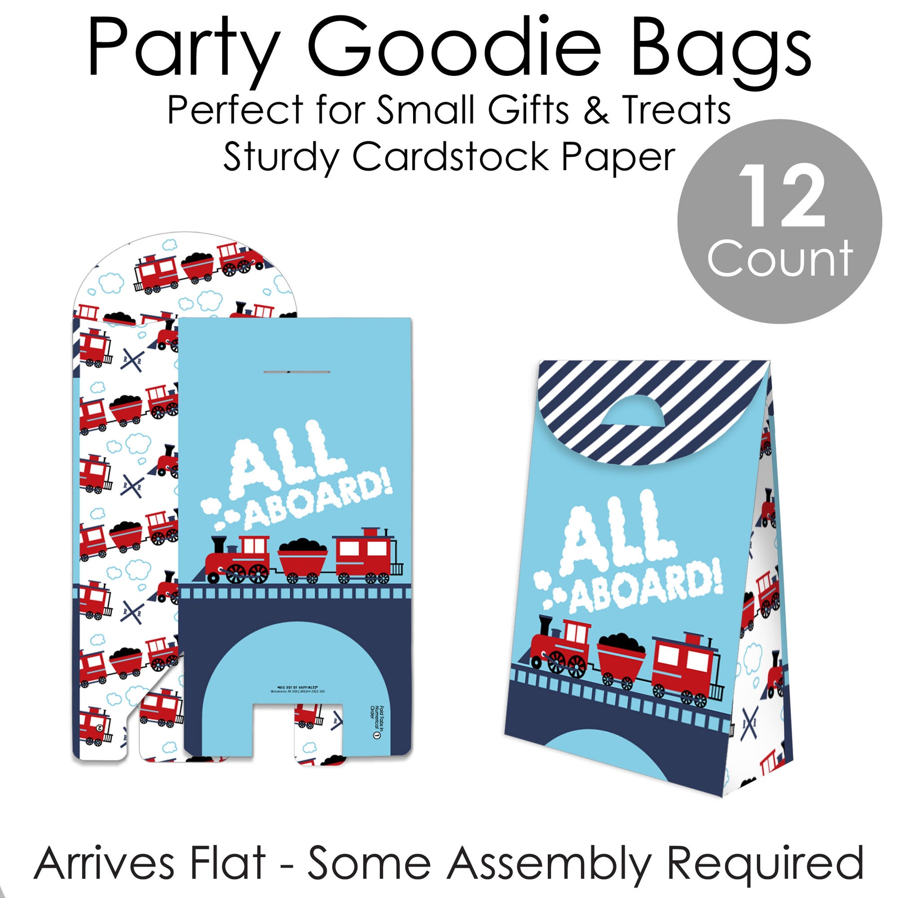 Railroad Party Crossing - Steam Train Birthday or Baby Shower Gift ...