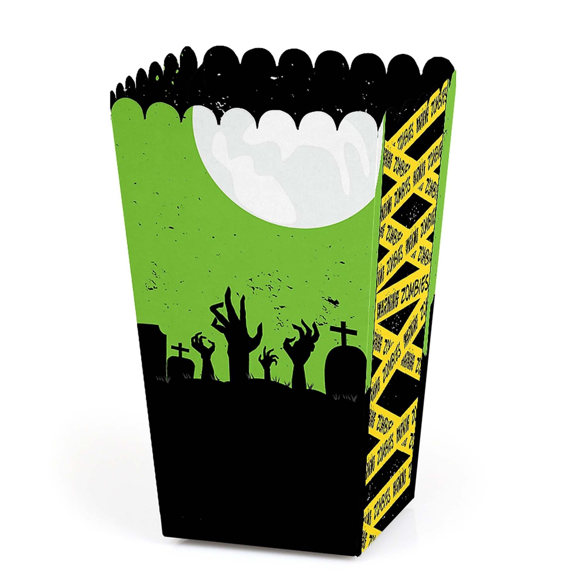 Zombie Zone - Halloween or Birthday Zombie Crawl Party Popcorn Favor ...