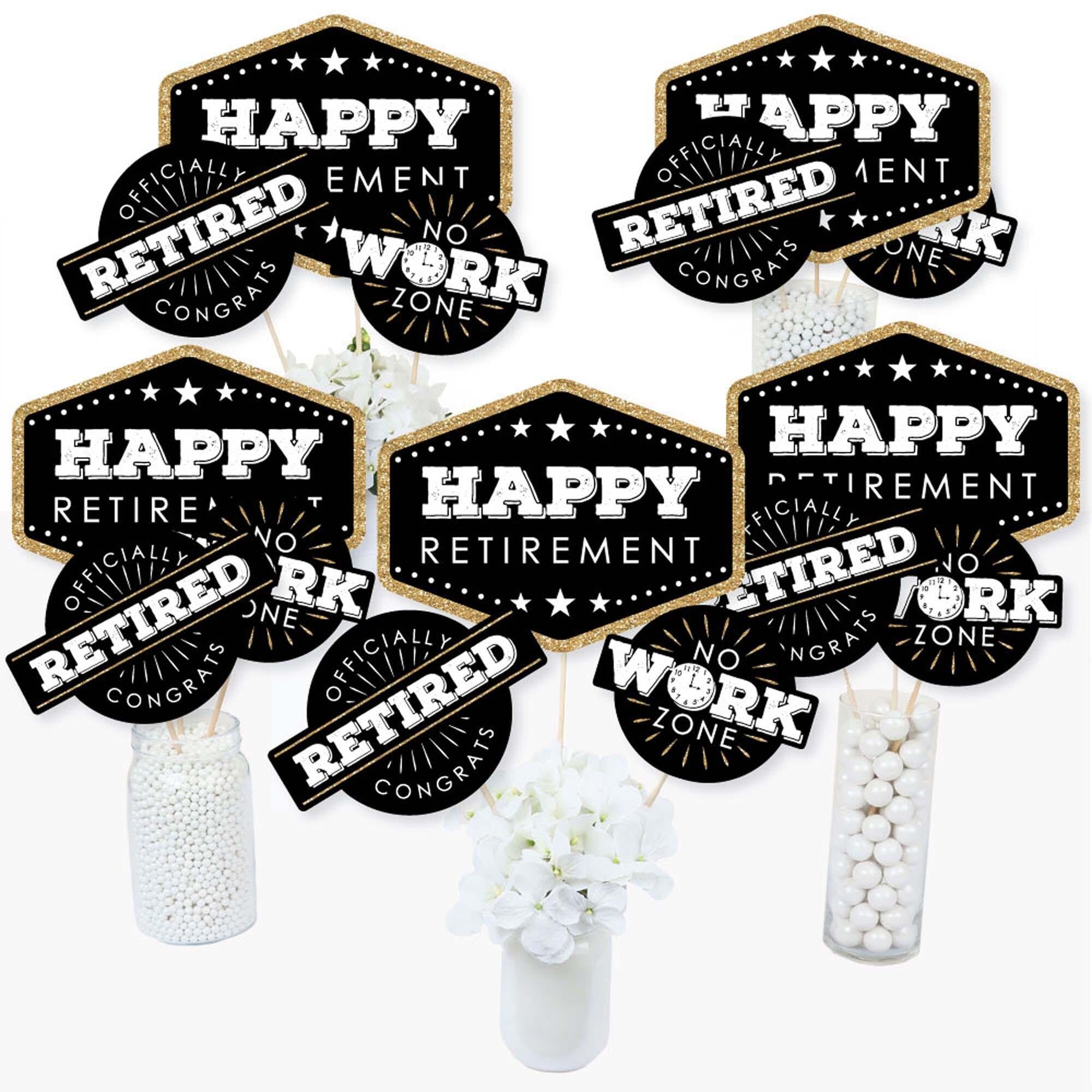 Retirement Party Centerpieces DTOFOOT 10 Pcs Retirement Party