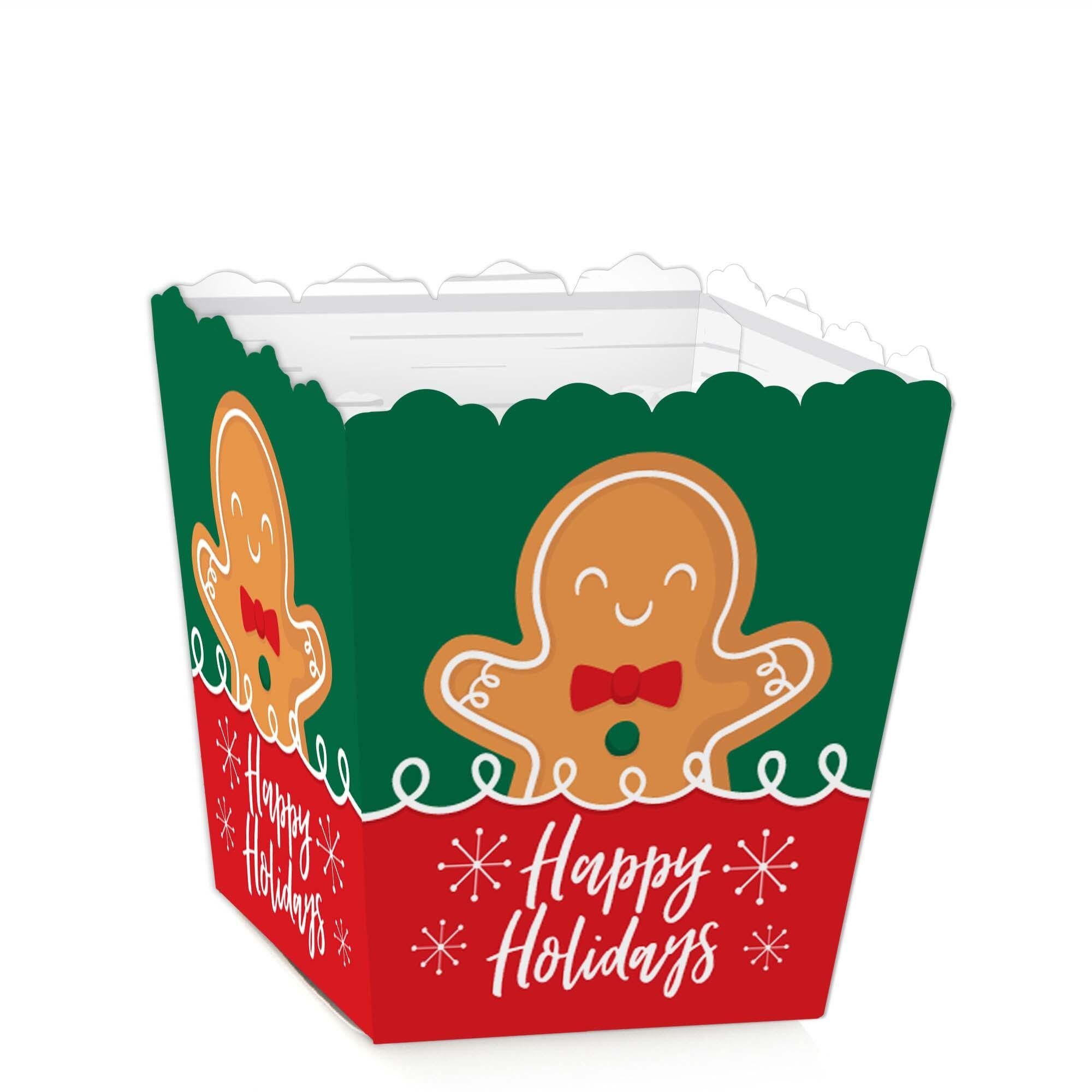 Gingerbread Christmas - Party Mini Favor Boxes - Gingerbread Man ...
