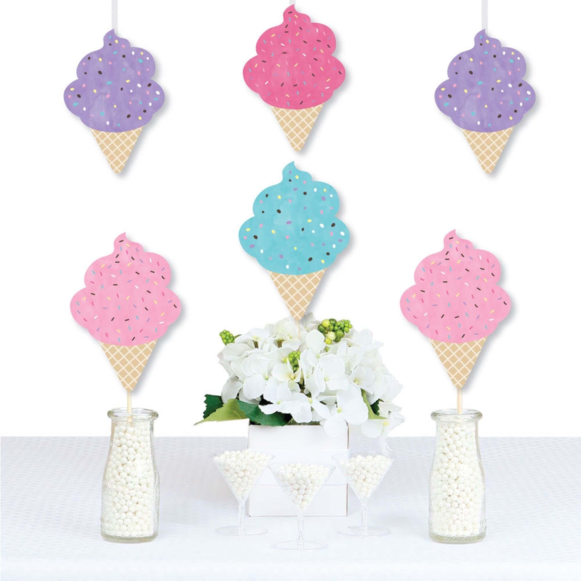 Scoop Up The Fun - Ice Cream - Decorations DIY Sprinkles Party ...