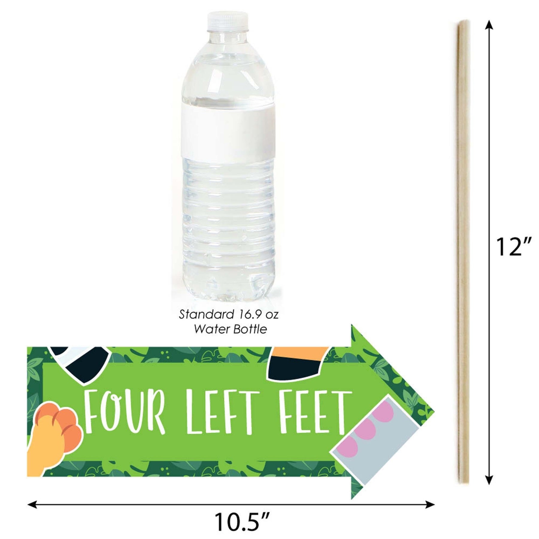 Funny Jungle Party Animals - 10 Piece Safari Zoo Animal Birthday Party ...