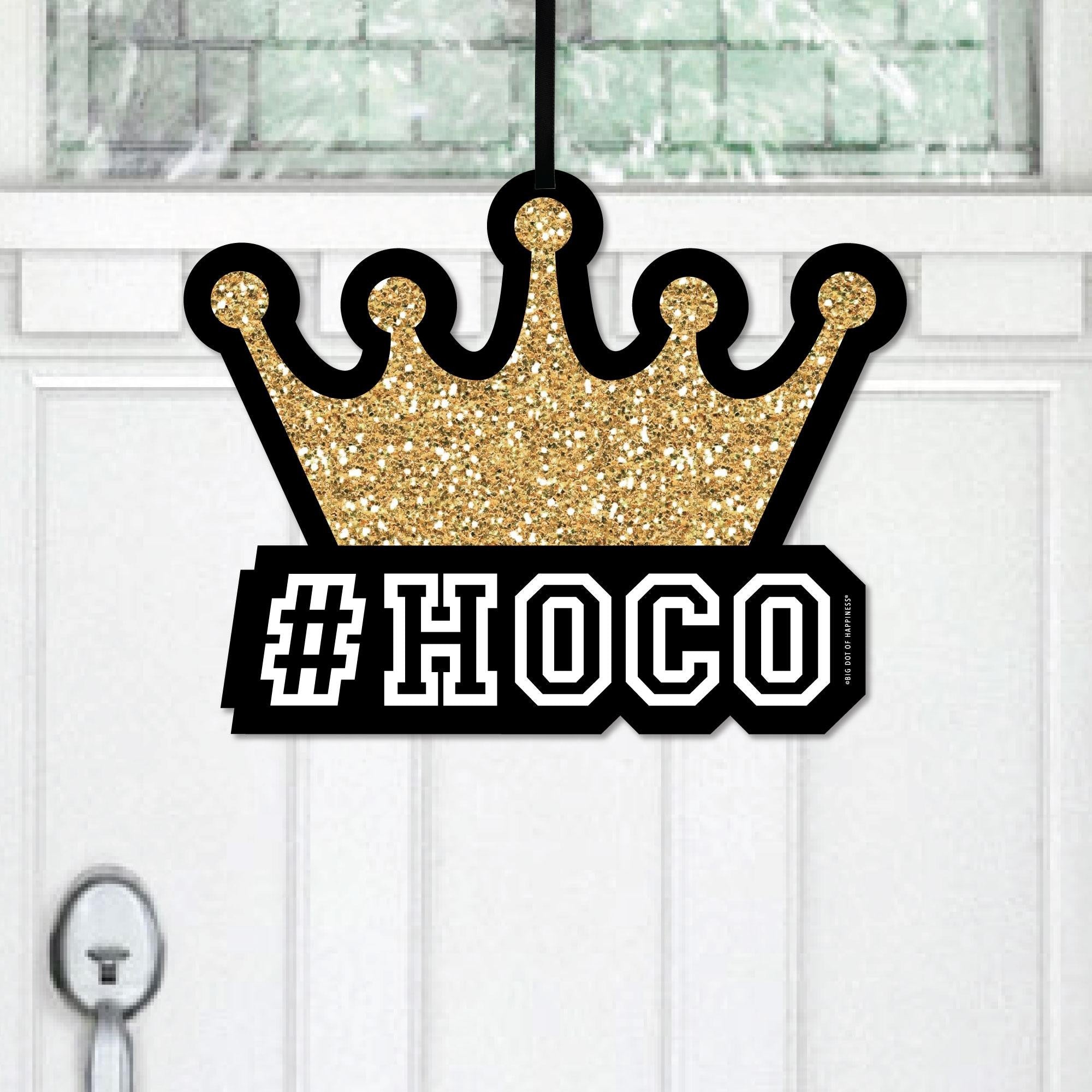 HOCO Dance - Hanging Porch Homecoming Outdoor Decorations - Front Door ...