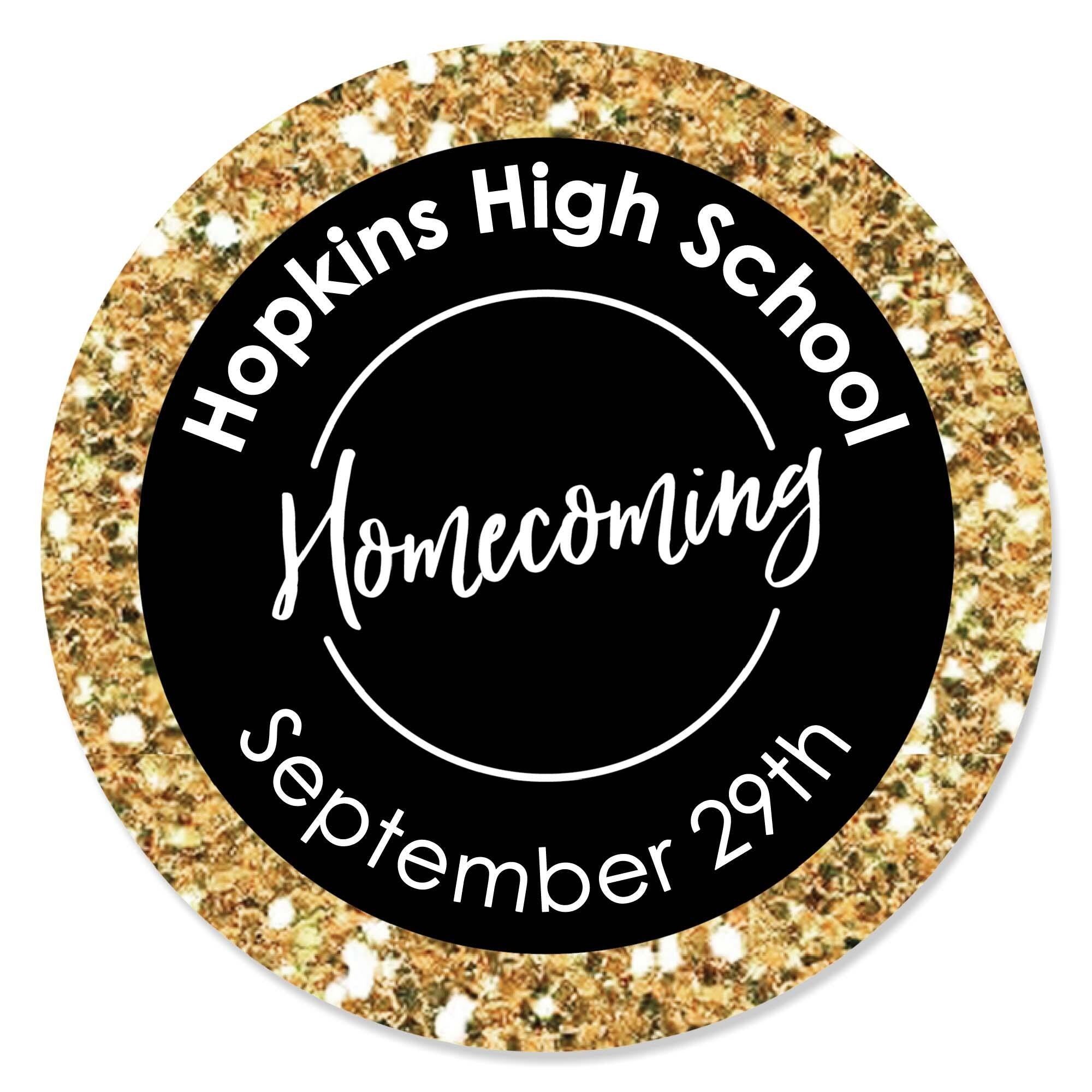 HOCO Dance - PersonalizedHomecoming Sticker Labels - 24 ct ...
