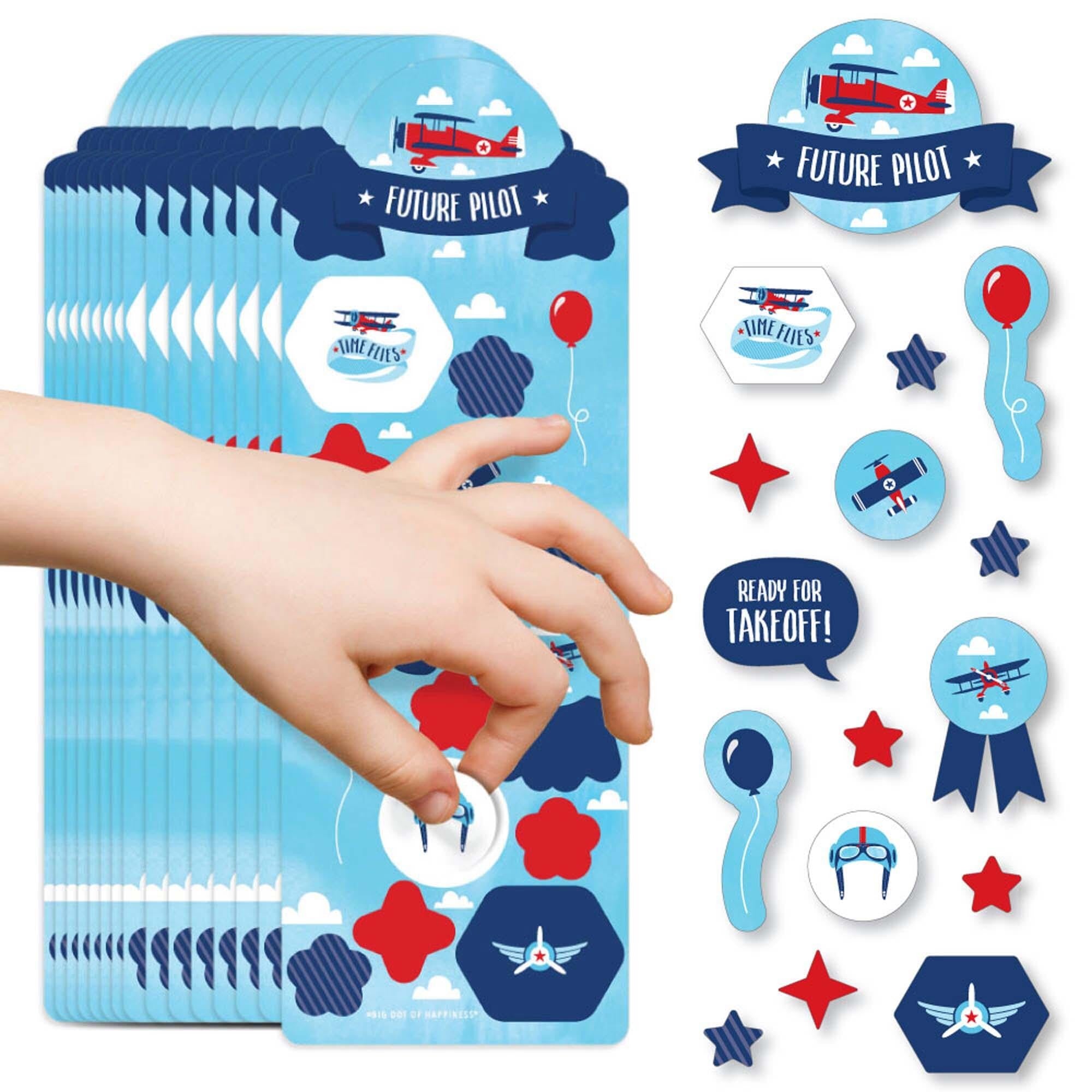 Taking Flight - Airplane - Vintage Plane Birthday Party Favor Kids ...
