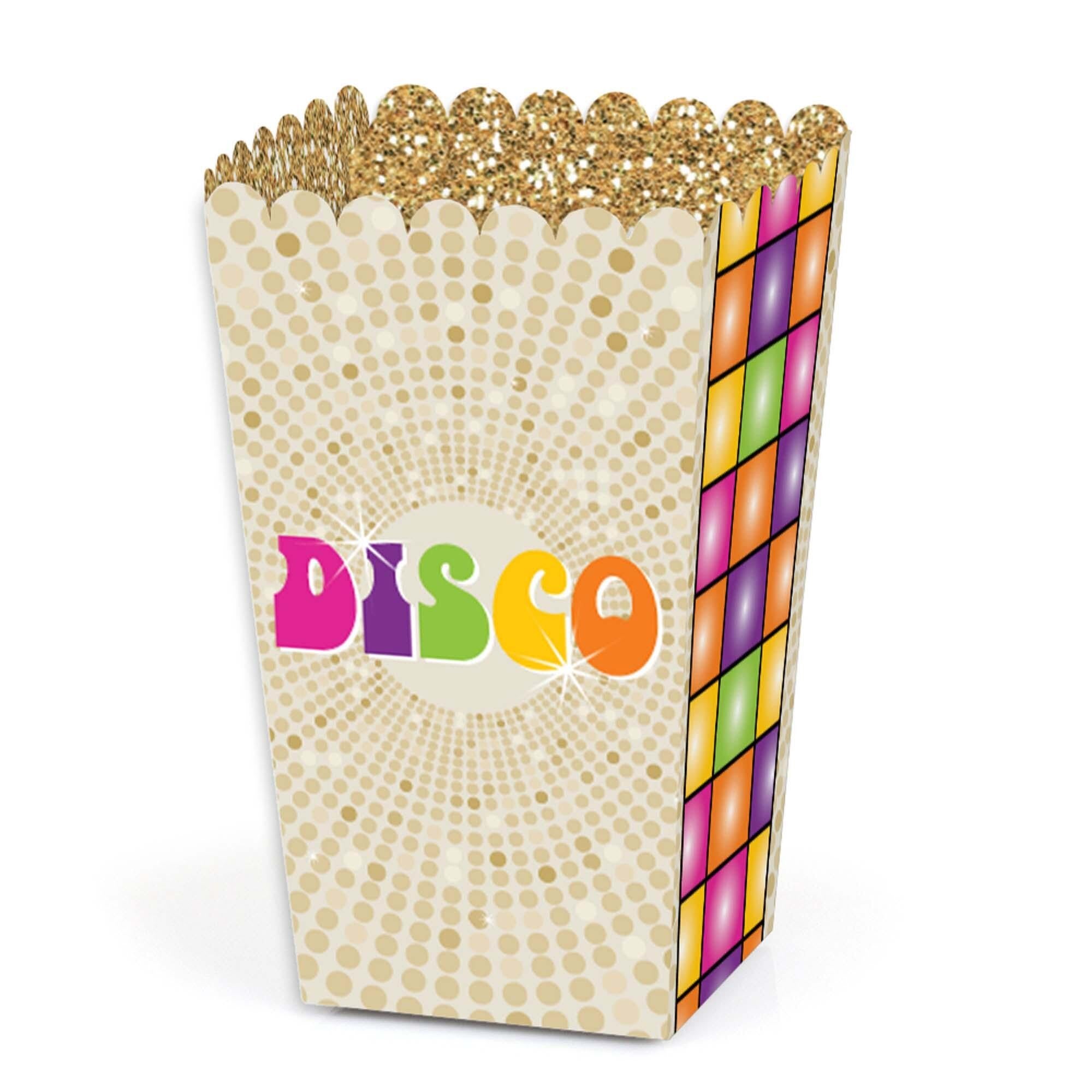 70's Disco - 1970s Party Popcorn Favor Treat Boxes - Set of 12 ...