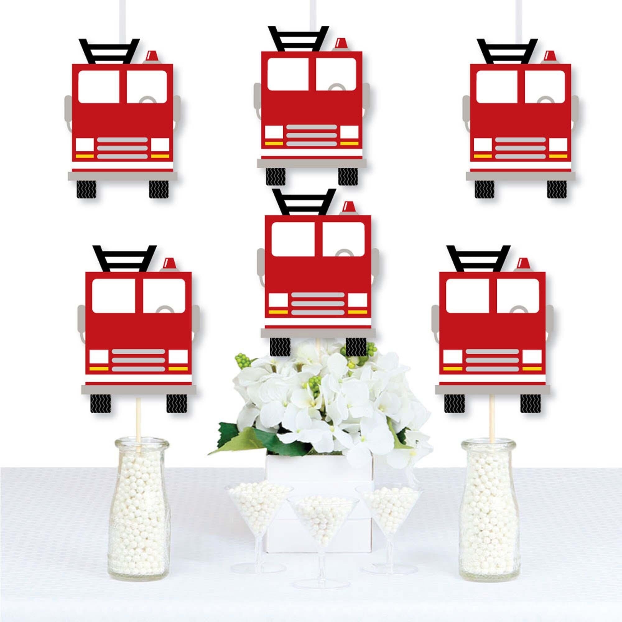 Fire Truck Centerpieces Firefighter Fire Fighter Hero Responder