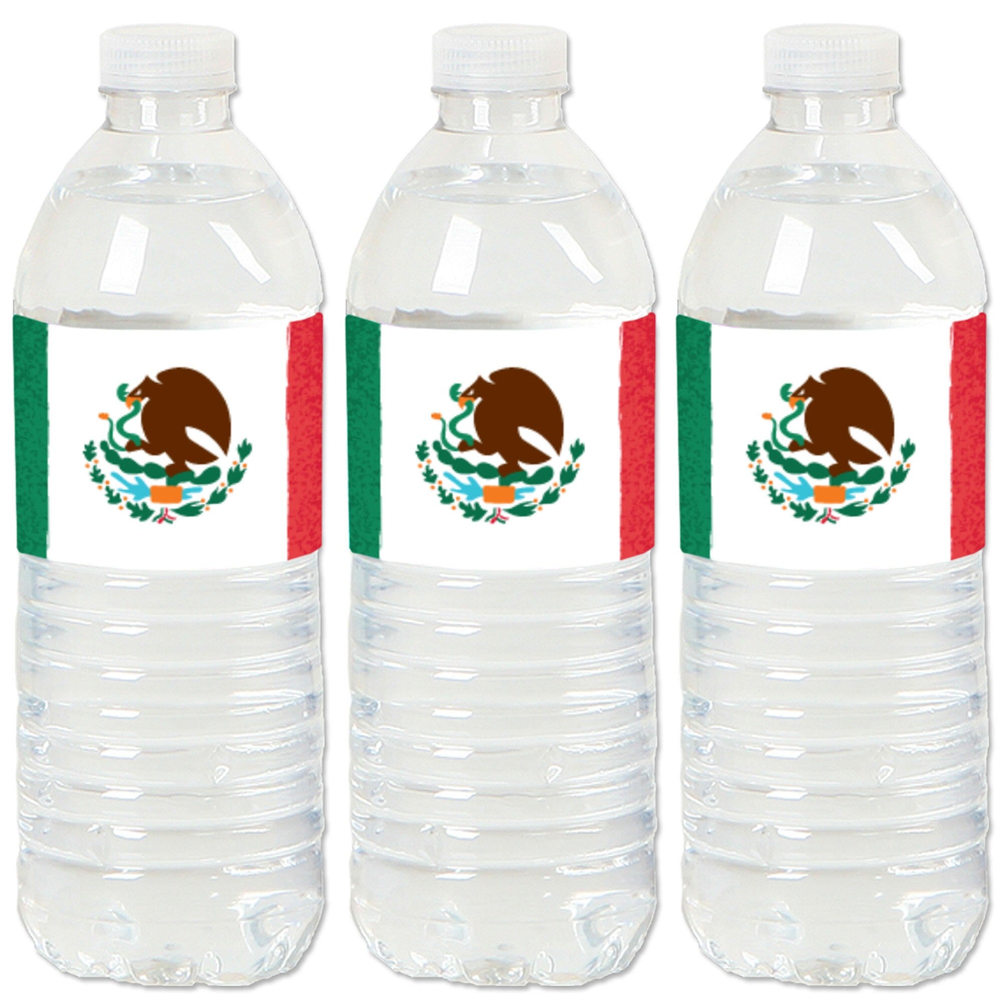 Viva Mexico - Mexican Independence Day Party Water Bottle Sticker ...